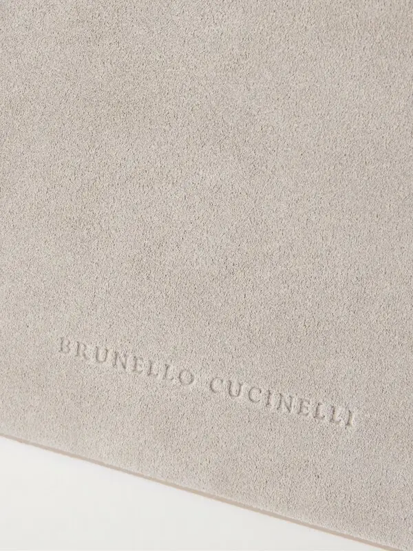 Brunello Cucinelli Suede Pouch - Neutrals