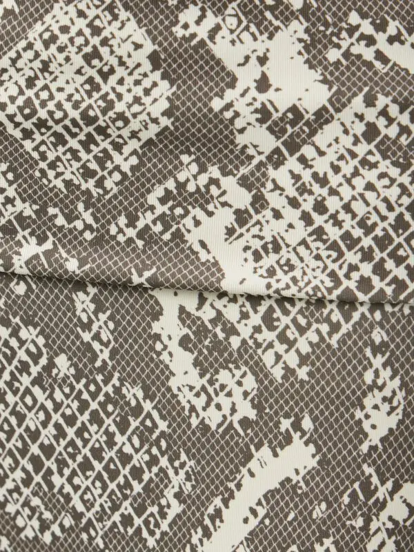Adidas By Stella McCartney Snake-print Recycled-stretch Leggings - Gray