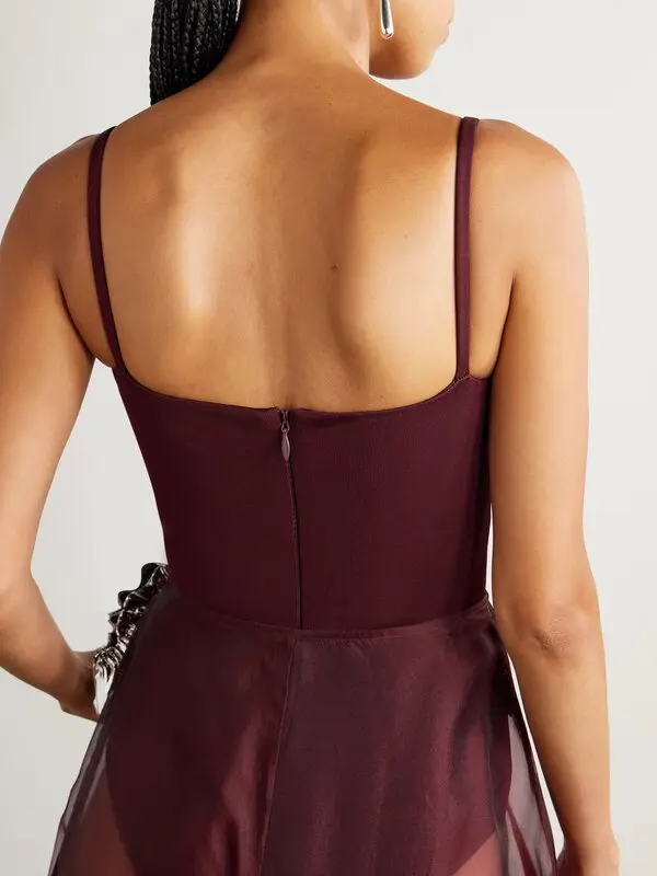 ESSE STUDIOS Stretch-jersey Bodysuit