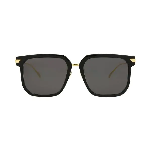 Bottega Veneta Square Frame Sunglasses - Black