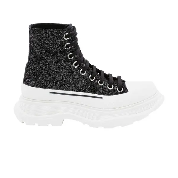 Alexander McQueen Tread Slick Glitter Boot