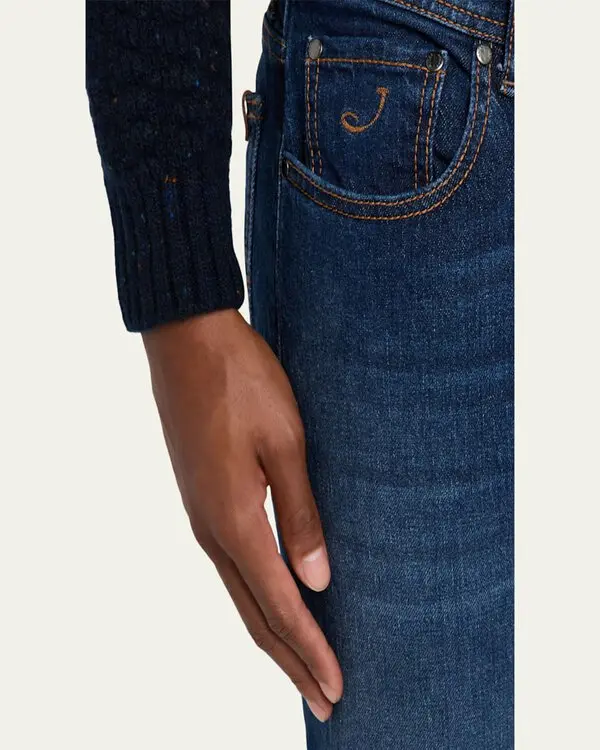 JACOB COHЁN Bard Dark-wash Denim Slim Fit Jeans