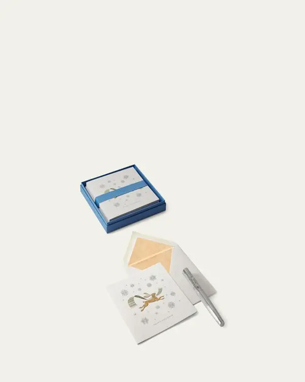 Smythson Happy Holidays Cards, Set Of 10