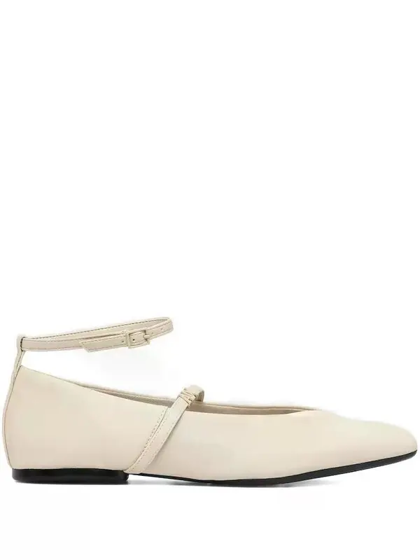 Armani Exchange Pointed-toe Ballerina Flats - Neutrals