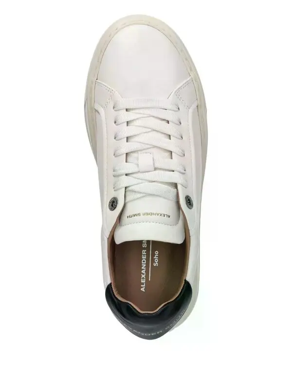 ALEXANDER SMITH Leather-panelled Sneakers