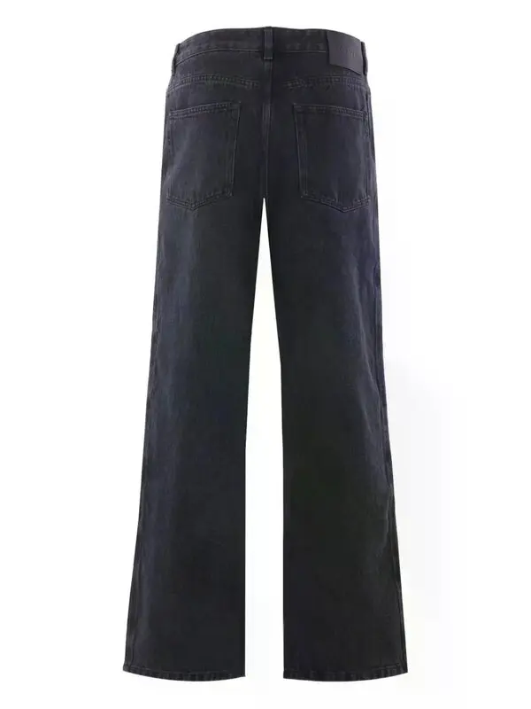 Loewe Anagram Embroidered Jeans - Black