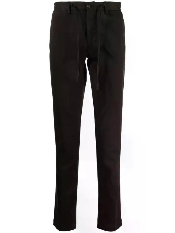 Corneliani Drawstring Tapered Trousers - Brown