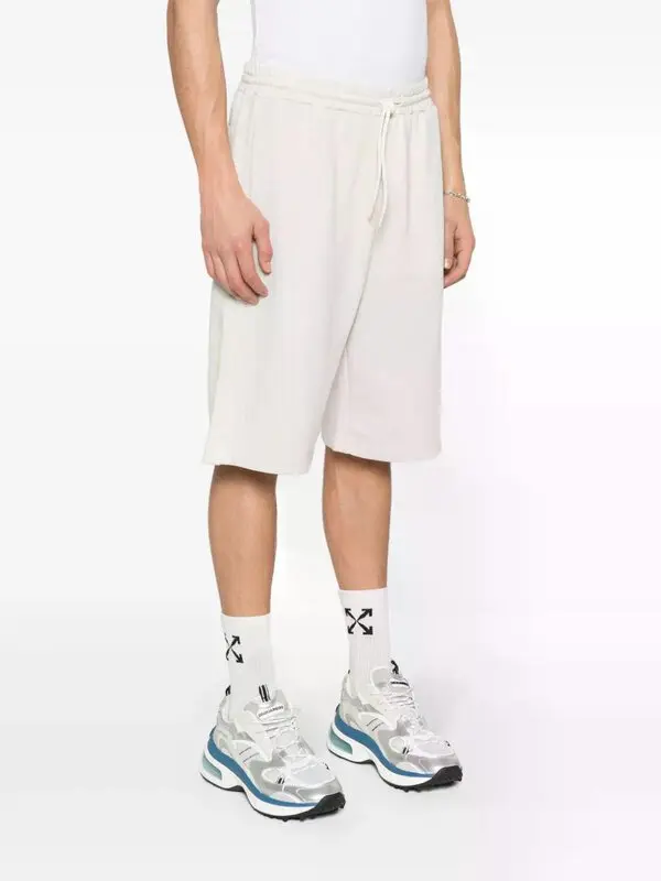 MSGM Drawstring Track Shorts - Neutrals