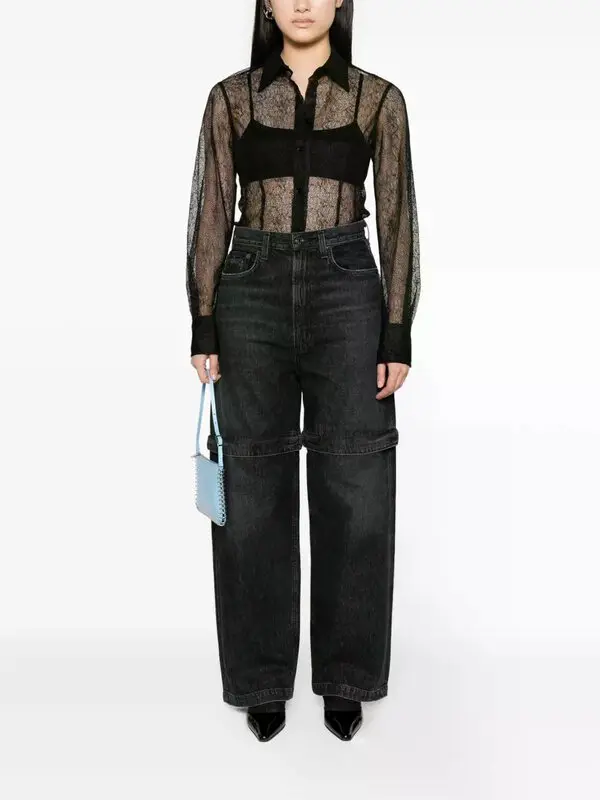 Helmut Lang Semi-sheer Mesh Shirt