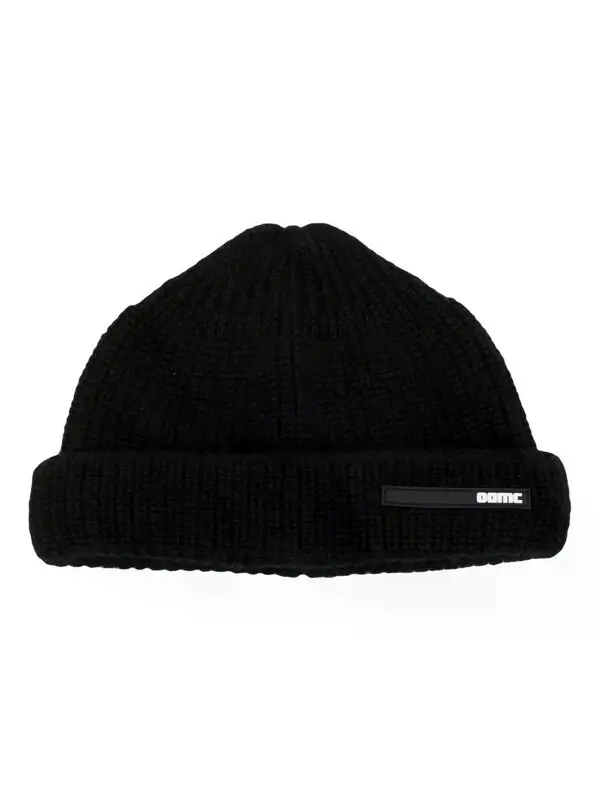 OAMC Logo-patch Beanie - Black