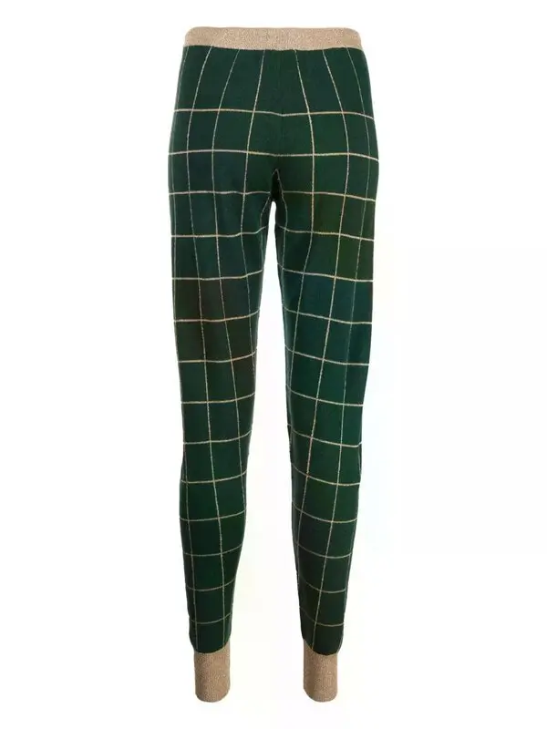 MADELEINE THOMPSON Layla Check-pattern Track Pants