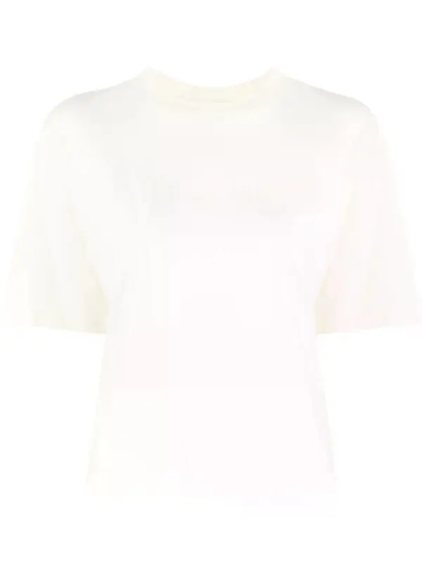 Off-White Cotton T-shirt - Neutrals