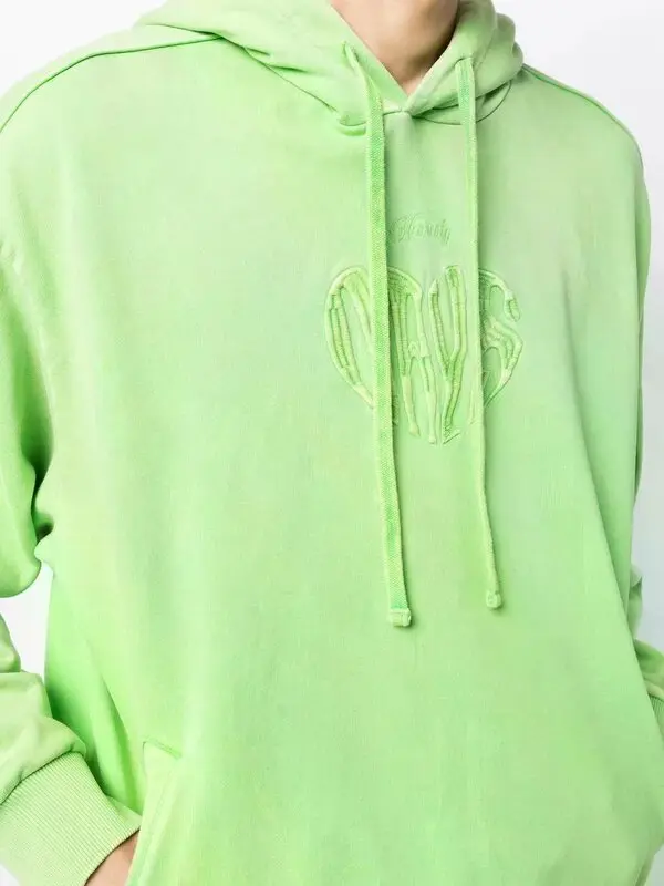 FIVE CM Logo-embroidered Drawstring Hoodie