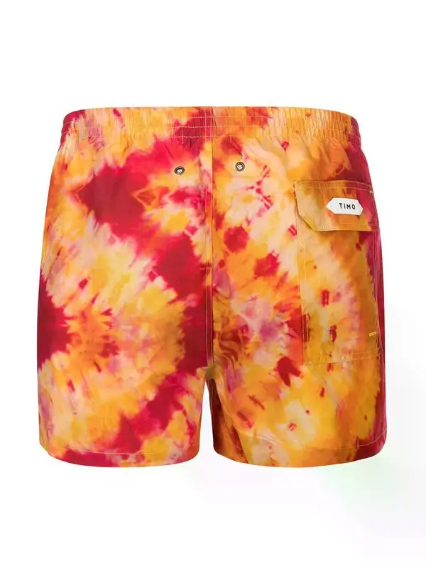 TIMO TRUNKS Shibori Tie-dye Swim Shorts