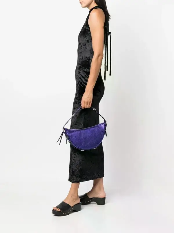 By Far Pebble-texture Leather Shoulder Bag