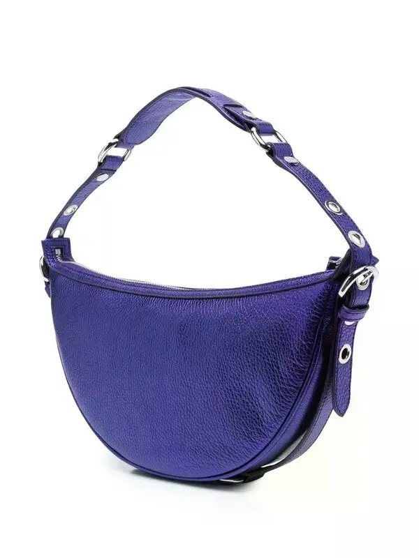 By Far Pebble-texture Leather Shoulder Bag