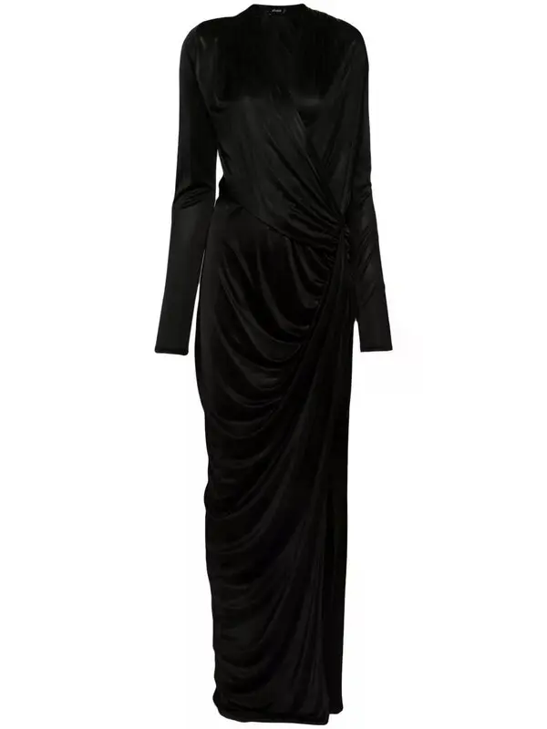 Atlein Gathered Wrap Gown