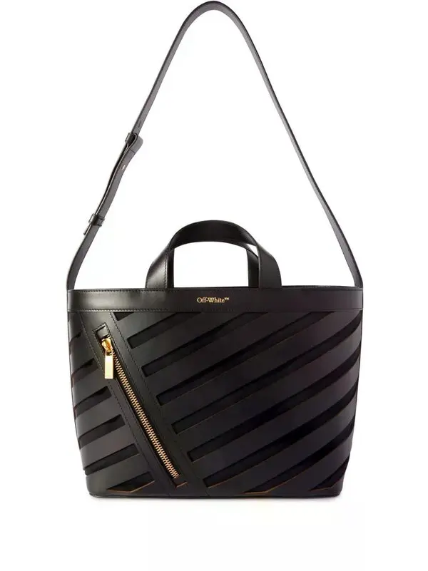 Off-White Small Cut-out Diag Tote Bag