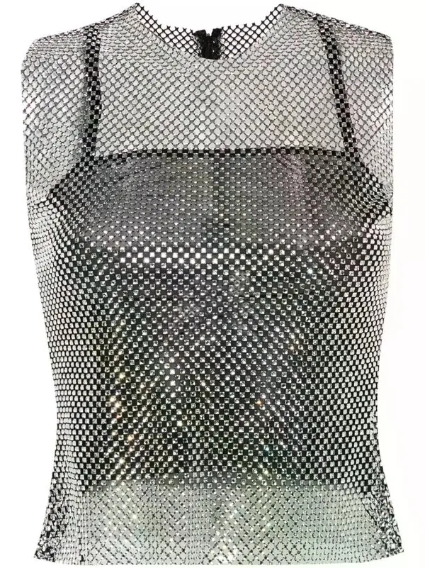 Philosophy Di Lorenzo Serafini Rhinestone-embellished Top - Black
