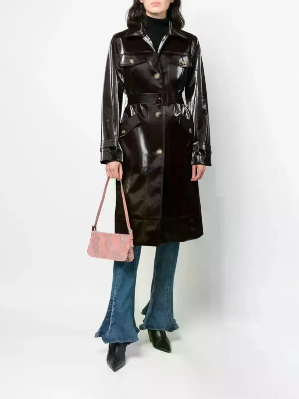 By Far Rachel Logo-stud Shoulder Bag