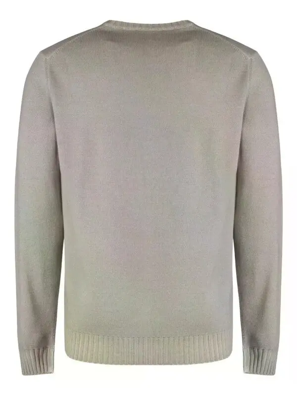 MOORER Long-sleeve Ribbed-knit Sweater