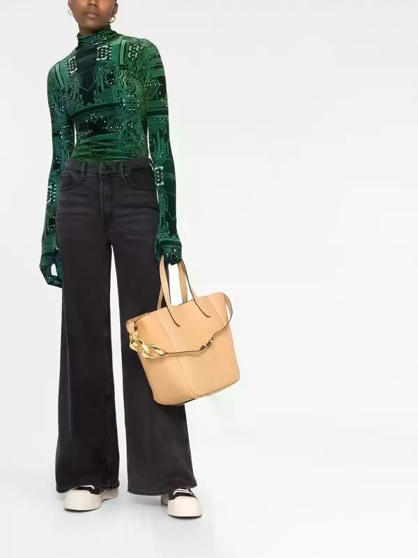 JW Anderson Chain-detail Leather Tote