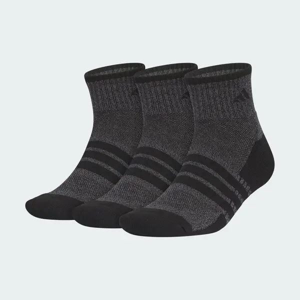 Adidas M Cushioned X 4 3-pack Quarter Socks - Black / Onix
