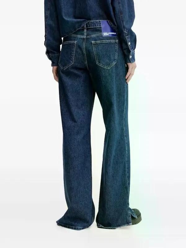 Karl Lagerfeld Split-hem Jeans