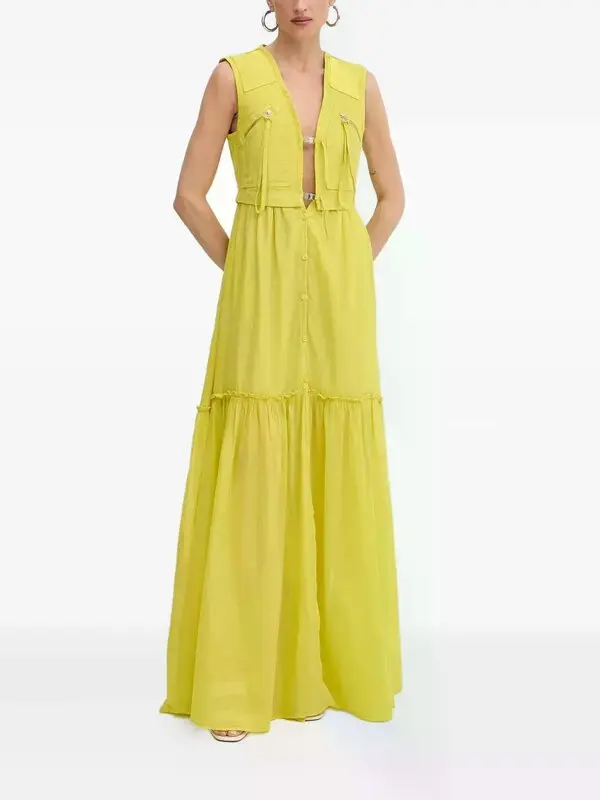 Pinko Tiered Maxi Dress