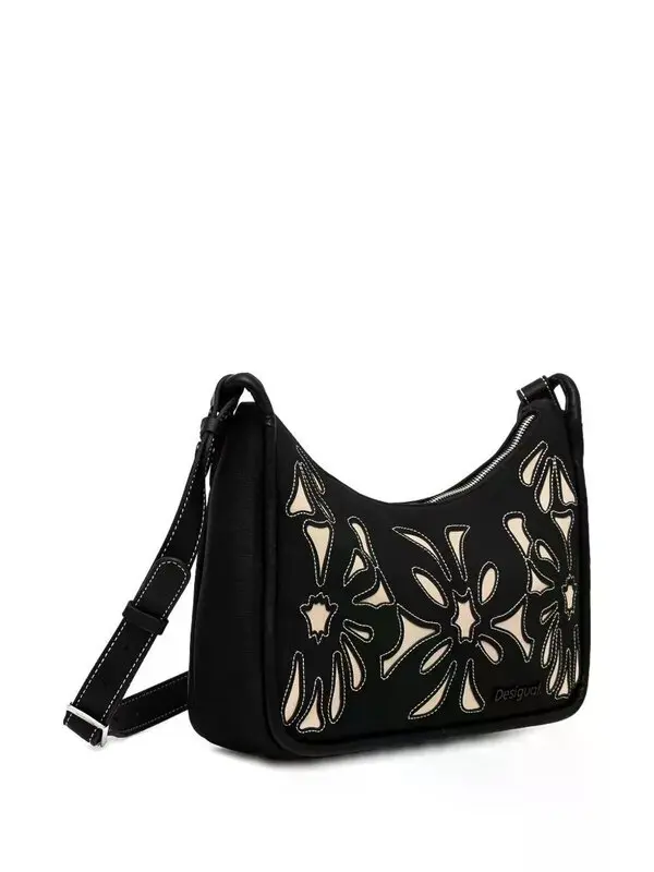 Desigual Cut-out Cross-body Bag With Detachable Pouch