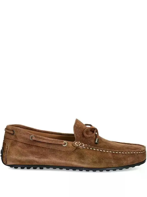 HACKETT Suede Tassel Boat Shoes