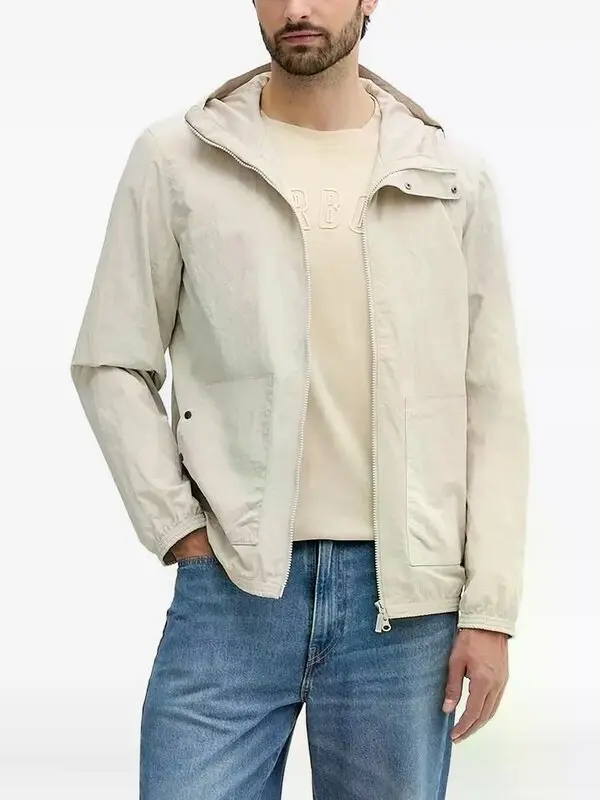 Barbour Hooded Jacket - Neutrals