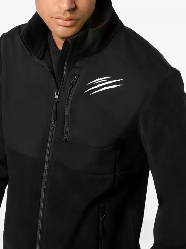 PLEIN SPORT Panelled Scratch-detail Jacket
