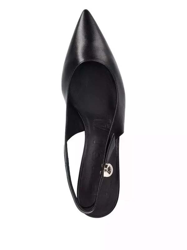 Furla Slingback Pointed-toe Heeled Pumps - Black