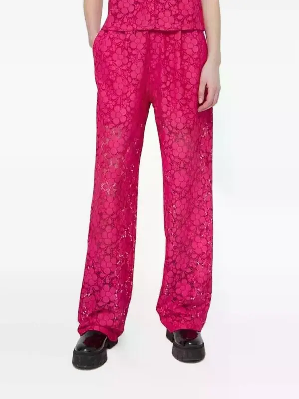 Desigual Floral Lace Trousers