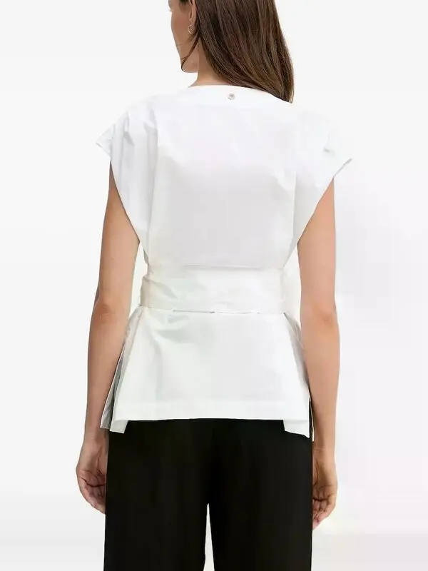 PEDRO DEL HIERRO Button-front Top With Bow Detail