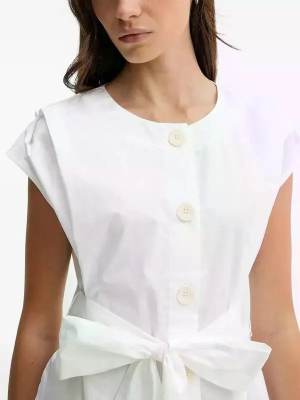 PEDRO DEL HIERRO Button-front Top With Bow Detail