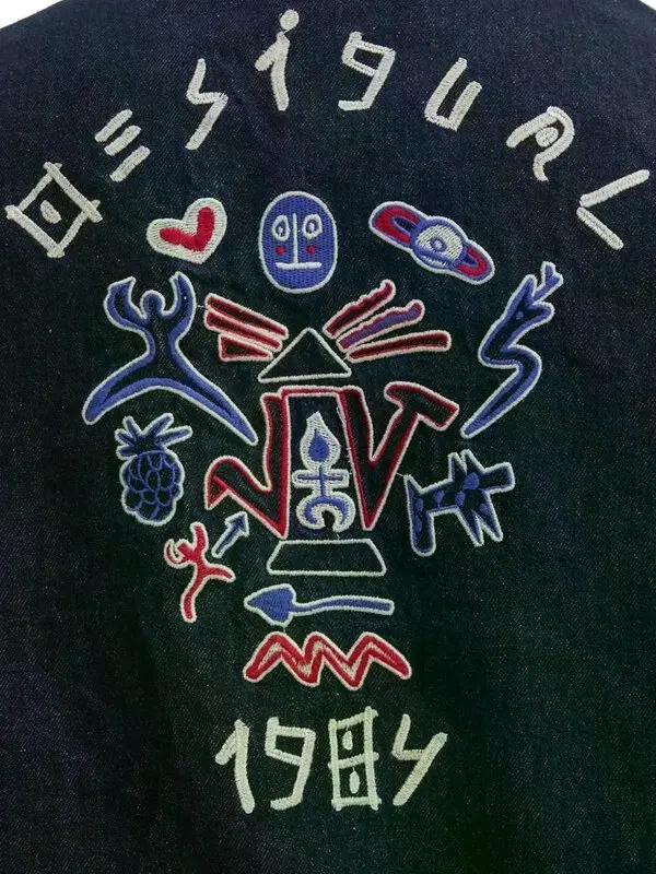 Desigual Logo-embroidered Denim Jacket