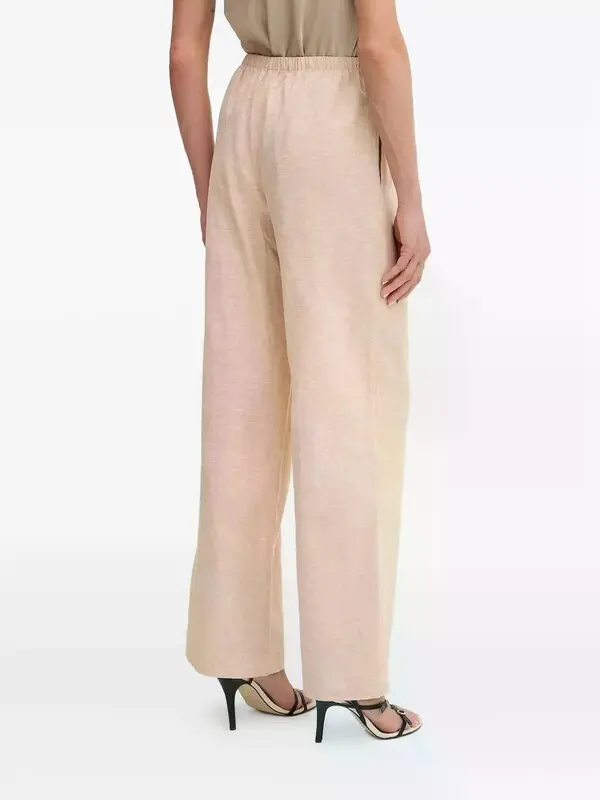 Armani Exchange Straight Trousers With Elastic Waist