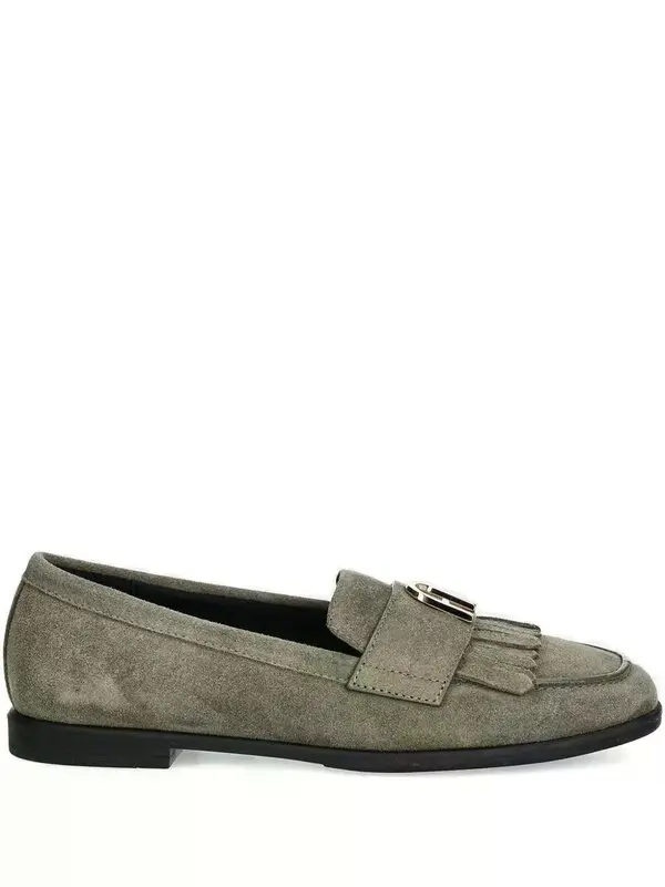 Furla Fringed Buckle Loafers