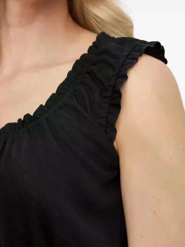 The Kooples Sleeveless Top With Ruffled Trims