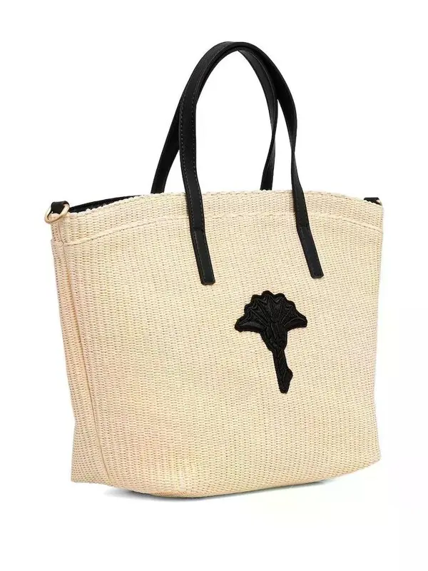 JOOP! Embroidered Raffia-texture Tote Bag