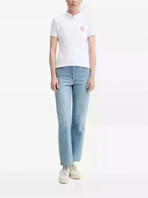 The Kooples Embroidered-logo Polo Top