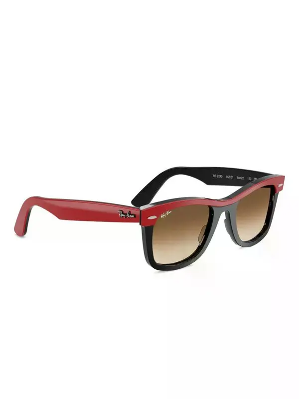 Ray-ban Square Frame Sunglasses - Red
