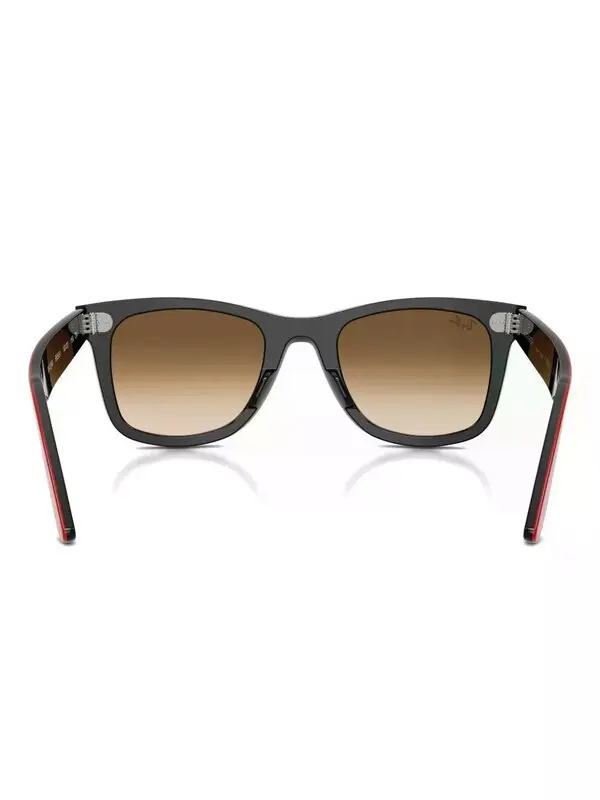 Ray-ban Square Frame Sunglasses - Red