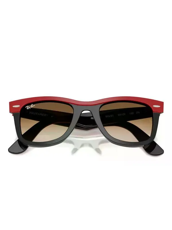 Ray-ban Square Frame Sunglasses - Red
