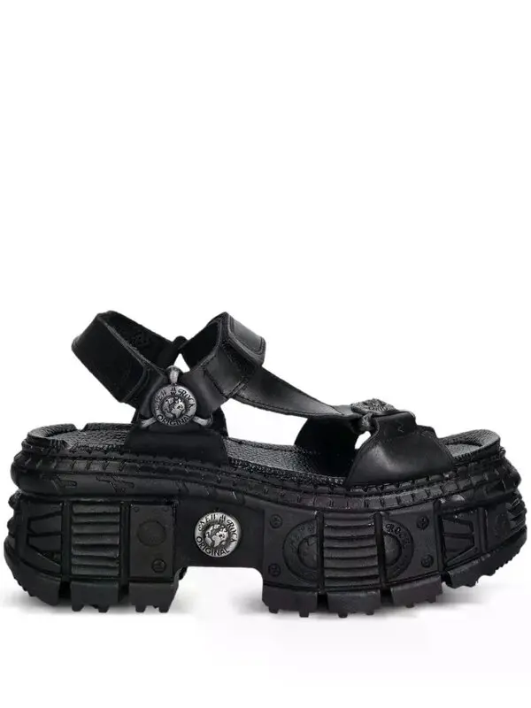 NEW ROCK M-bios130-c7 Platform Buckle Sandals