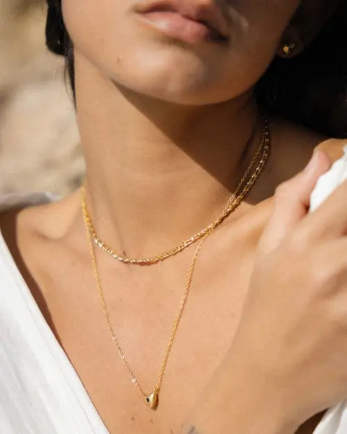 OTTOMAN HANDS Marina Heart Pendant Necklace