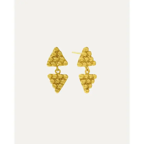 OTTOMAN HANDS Azar Triangle Drop Earrings