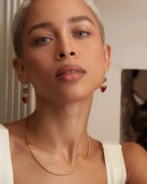 OTTOMAN HANDS Hydra Drop Earrings - Brass